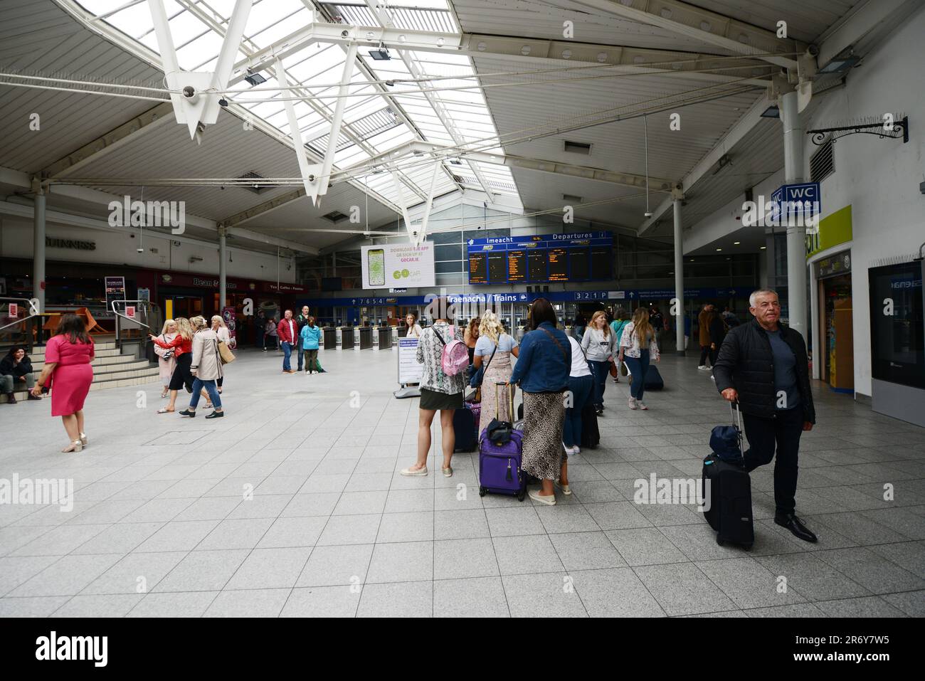 Connolly Train Station in Dublin, Ireland Stock Photo - Alamy