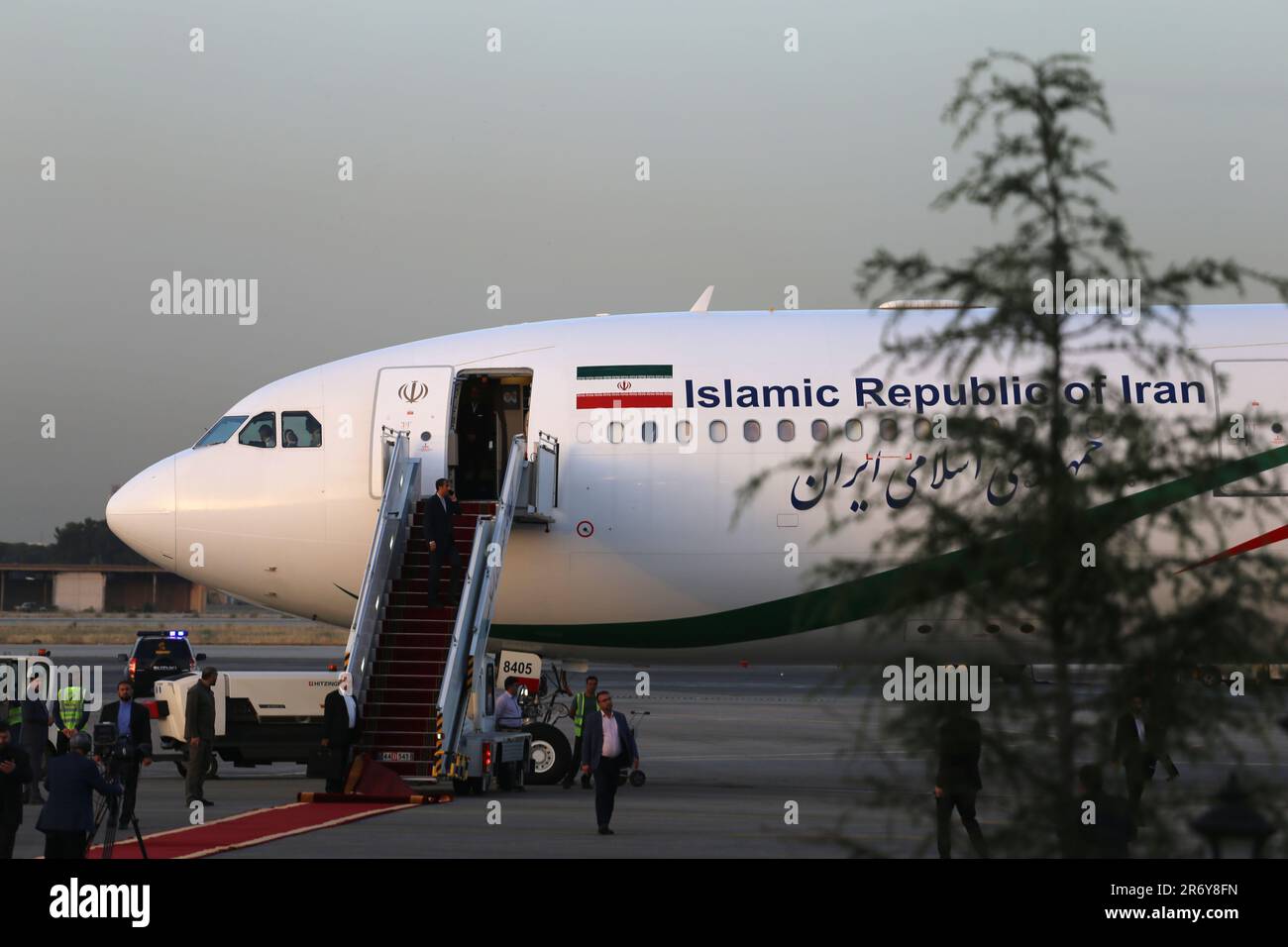 Tehran, Tehran, Iran. 12th June, 2023. The airplane used for traveling ...