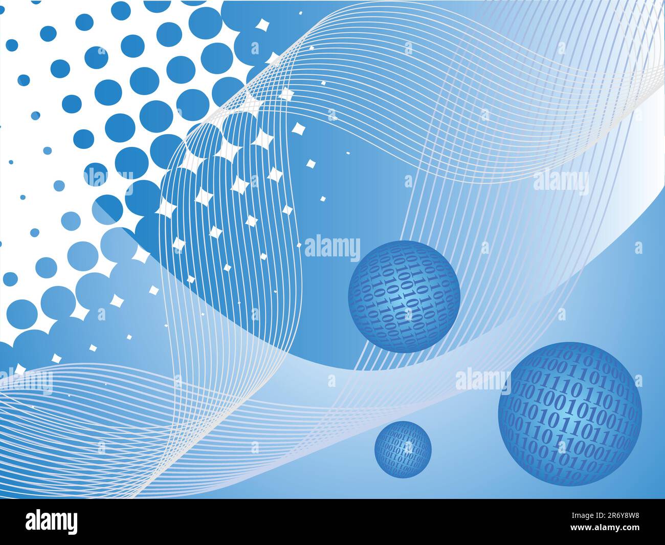 vector illustration of an abstract digital background Stock Vector ...