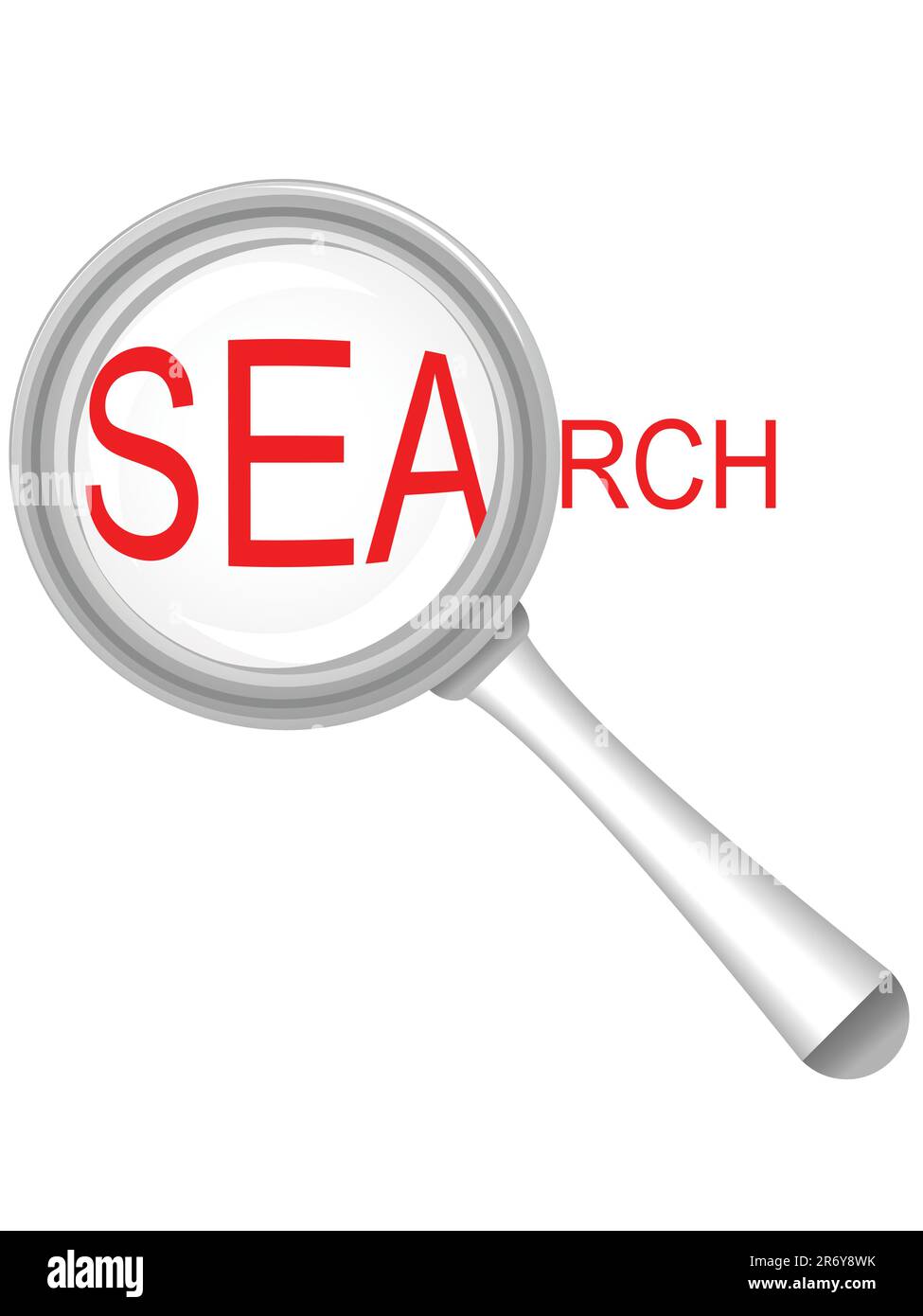 Magnifying glass, magnifier - a symbol of search in a vector Stock ...
