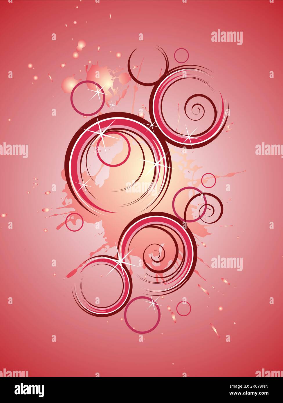 Circles of stars Stock Vector Images - Alamy