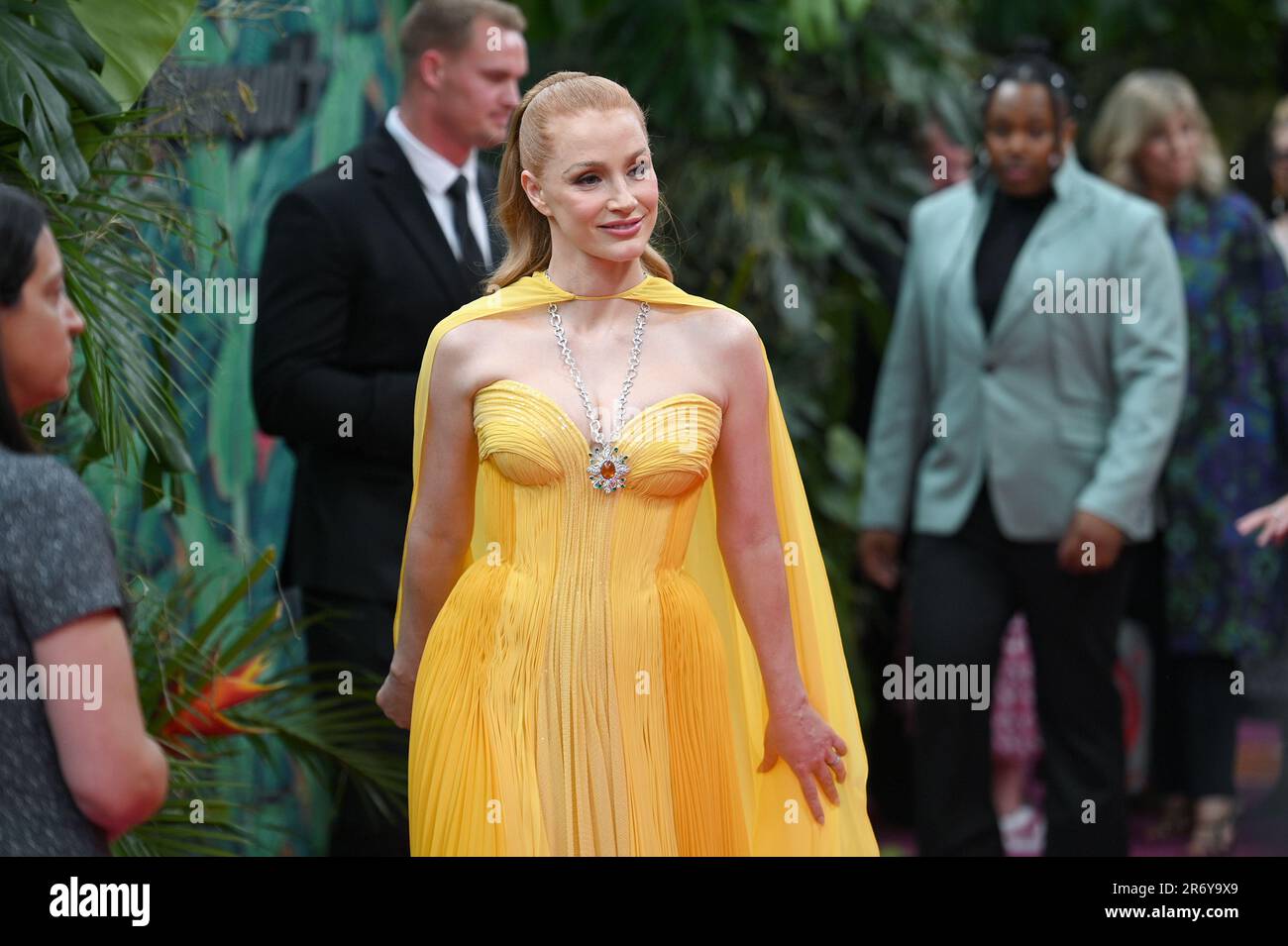 New York, USA. 11th June, 2023. Jessica Chastain walking on the red ...
