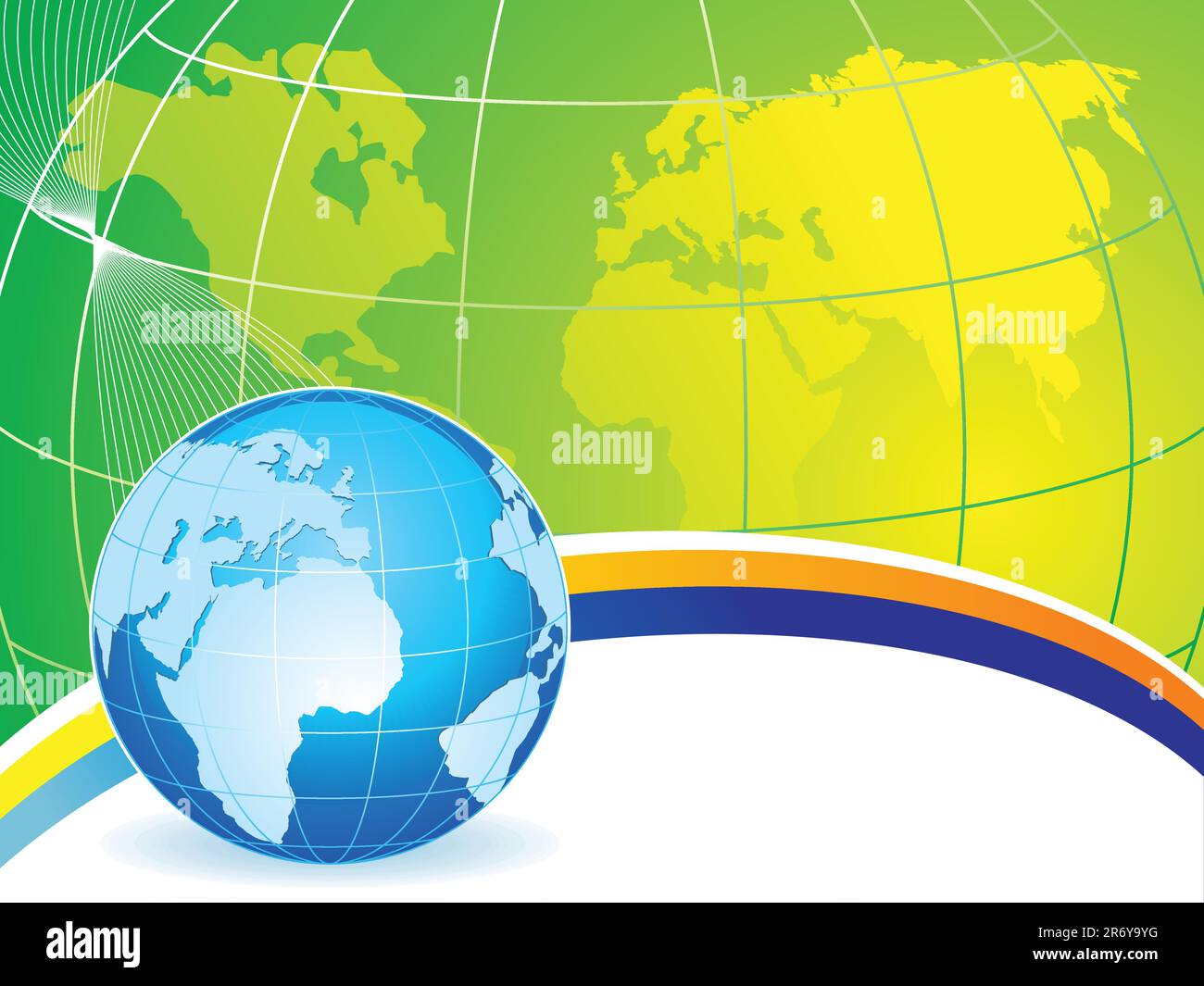 abstract eco based corporate theme vector illustration Stock Vector ...