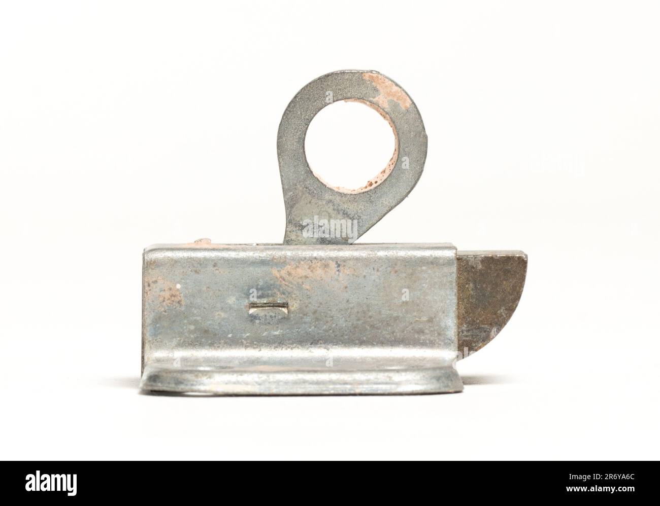 Old metal lock for a small door or a window, isolated Stock Photo - Alamy