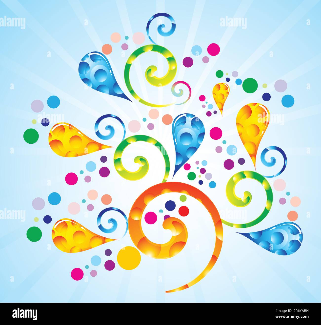 Colorful line background theme hi-res stock photography and images - Alamy