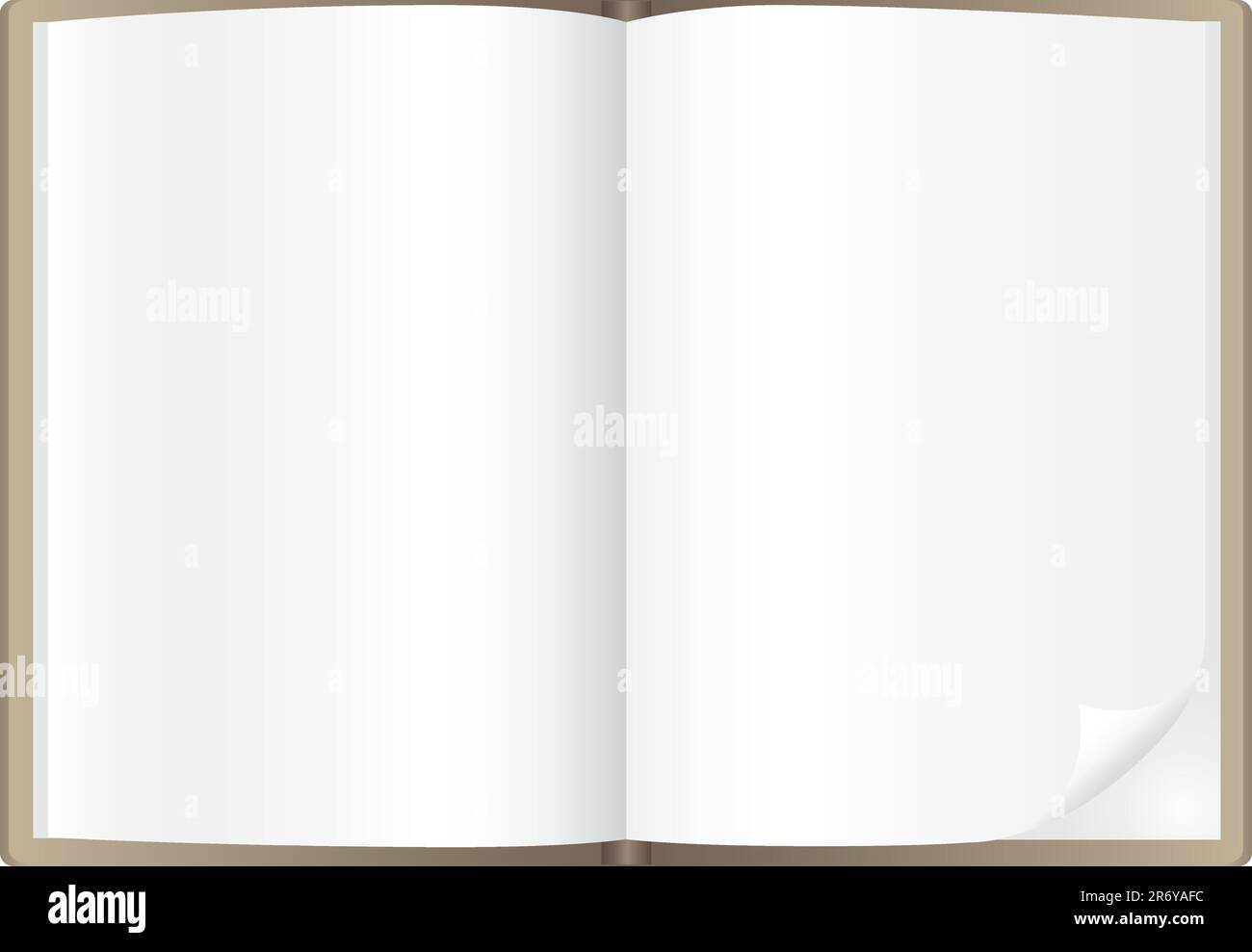 Simple book isolated on the white background Stock Vector Image & Art ...