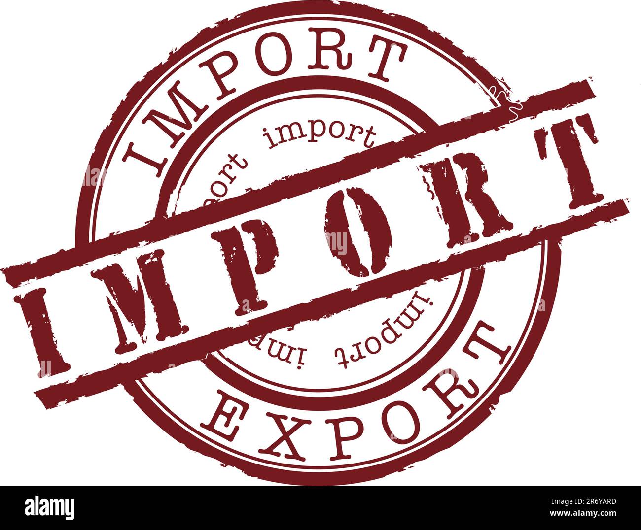 import red stamp isolated on withe background Stock Vector Image & Art ...