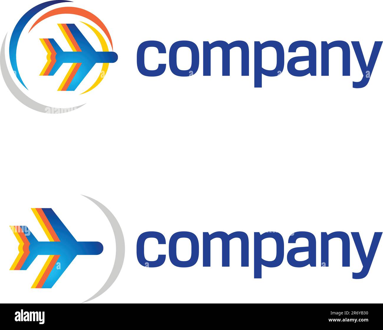 Travel by air symbol best for airline or booking agency Stock Vector ...