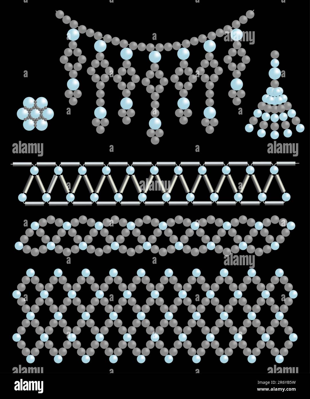 Beaded pattern Stock Vector Images - Alamy