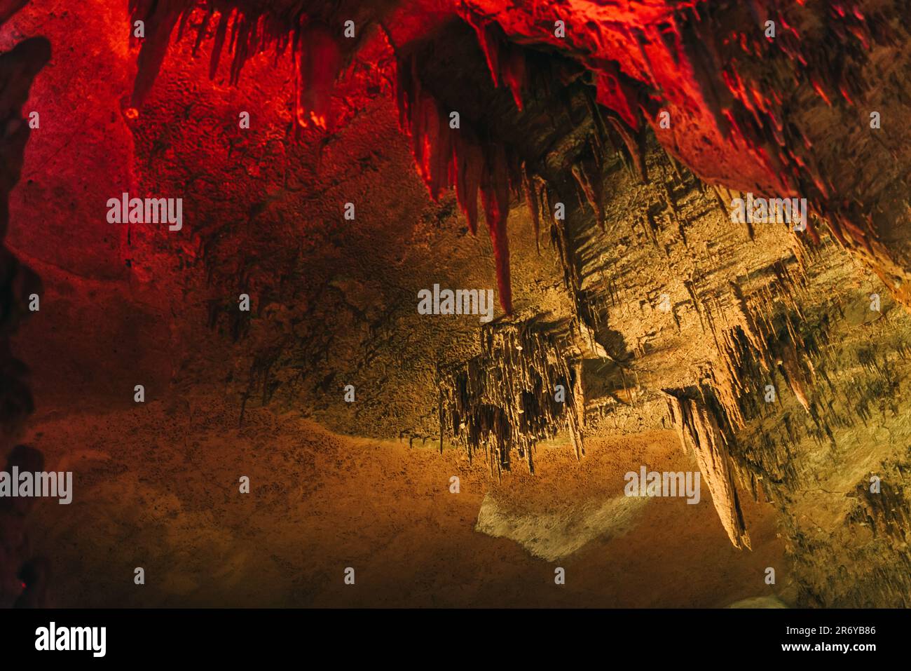 Stone cave in cartoon hi-res stock photography and images - Alamy