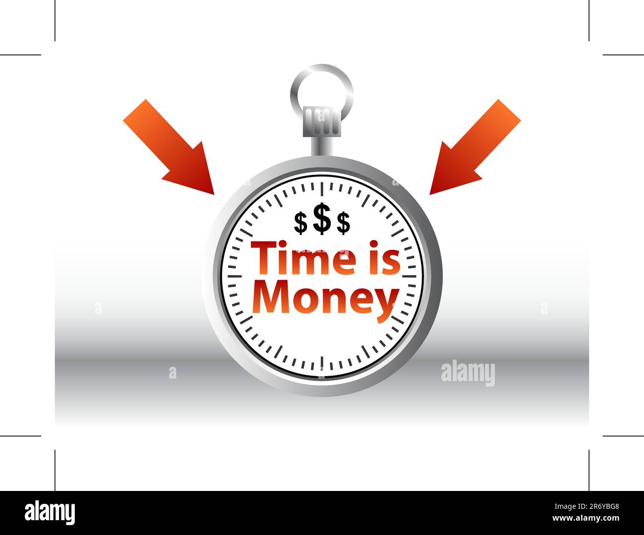 An image representing Time is Money Stock Vector Image & Art - Alamy