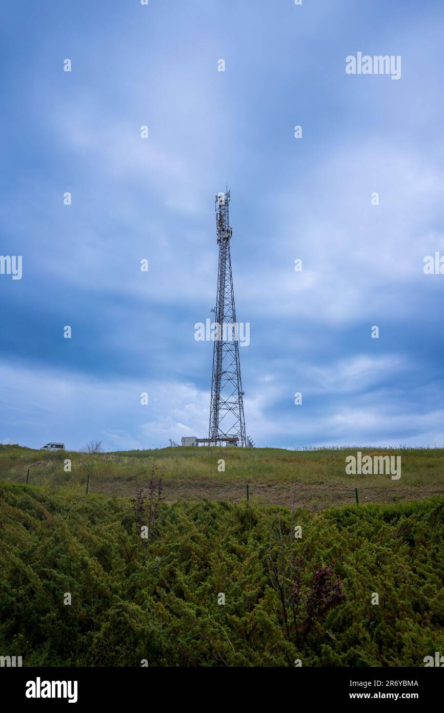 Telecommunications Cell Tower Stock Photo - Alamy