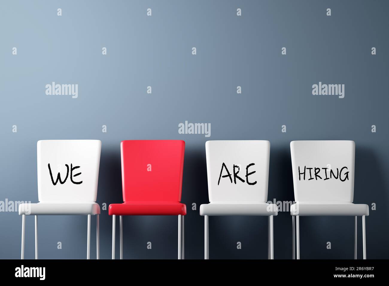 Job recruitment and employment concept. Vacancy announcement. The words ...