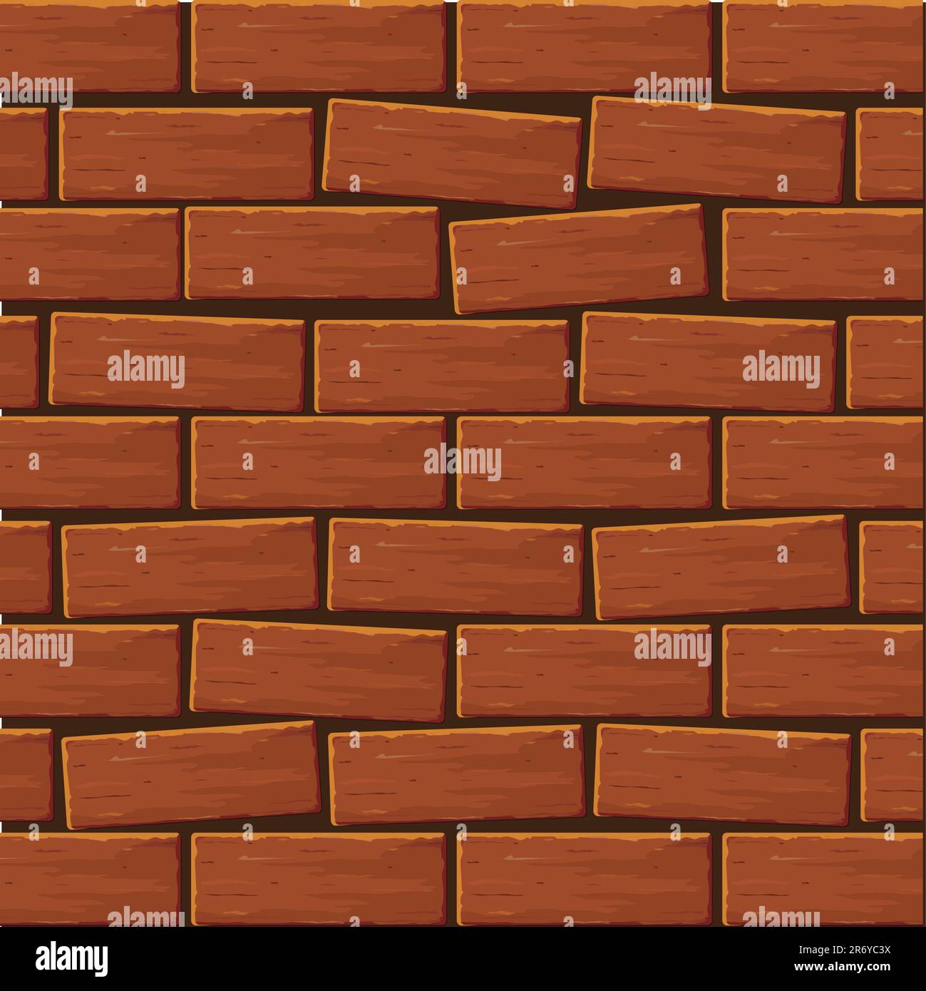 Background of a wall from a red brick. Vector Stock Vector Image & Art ...