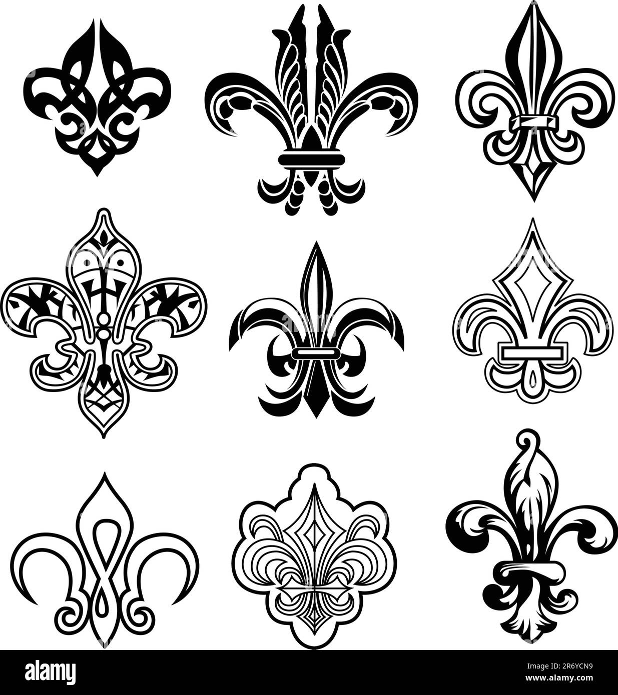 fleur de lis design Stock Vector Image & Art - Alamy