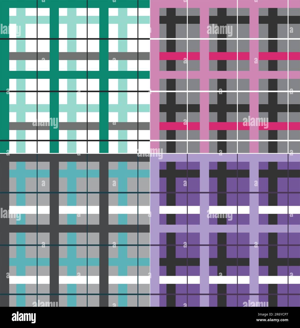 Fiber plaid check fabric Stock Vector Images - Alamy
