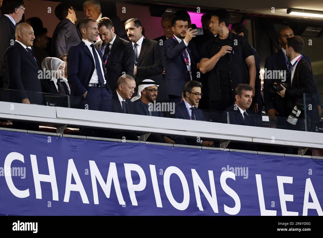ISTANBUL - UEFA President Aleksander Ceferin, President of Turkey Recep ...