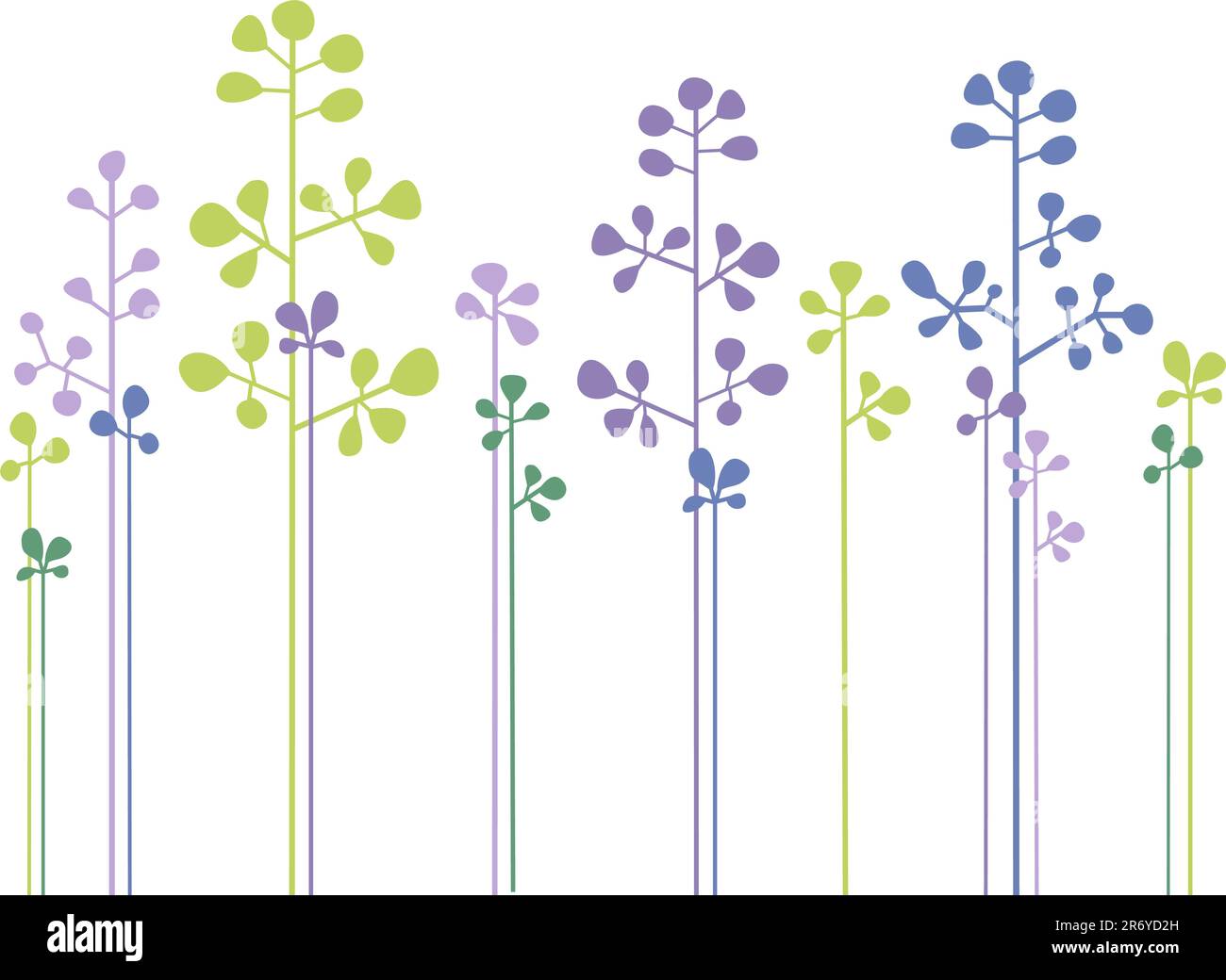 modern, simple floral design, vector background Stock Vector Image ...