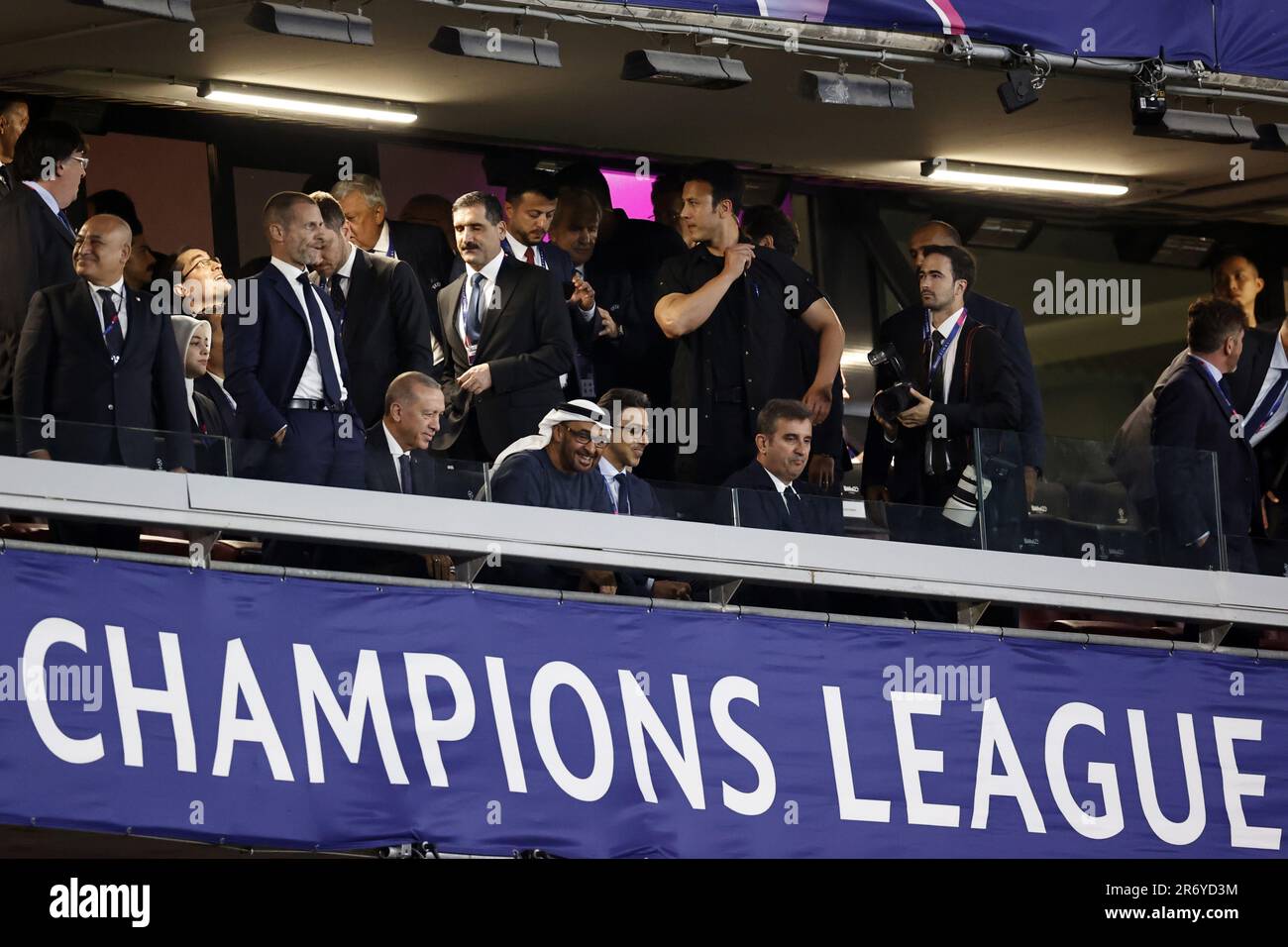 ISTANBUL - UEFA President Aleksander Ceferin, President of Turkey Recep ...