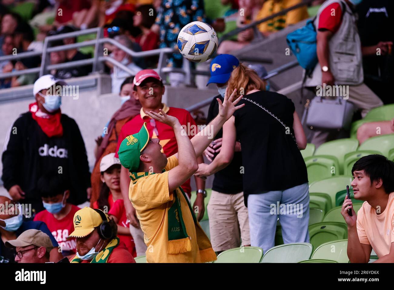 Socceroos fan hi-res stock photography and images - Alamy