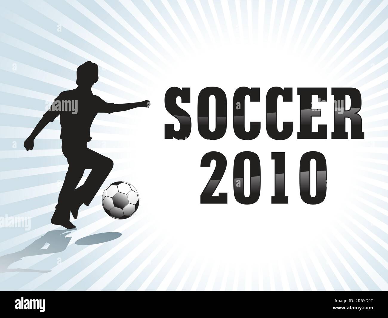 abstract football with soccer text vector illustration Stock Vector ...