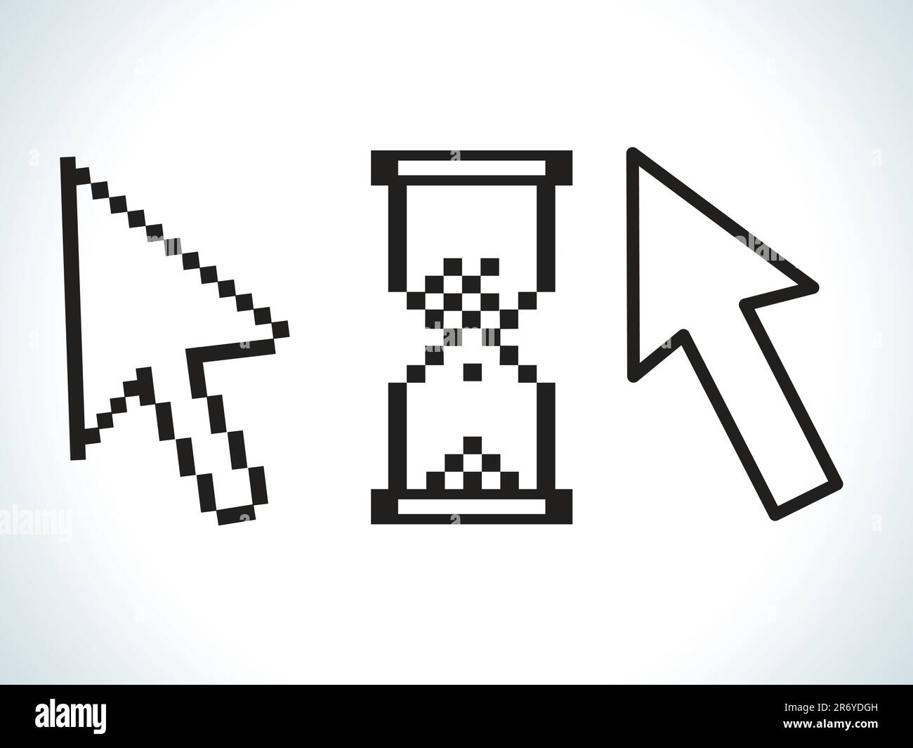 abstract cursor icons vector illustration Stock Vector Image & Art - Alamy