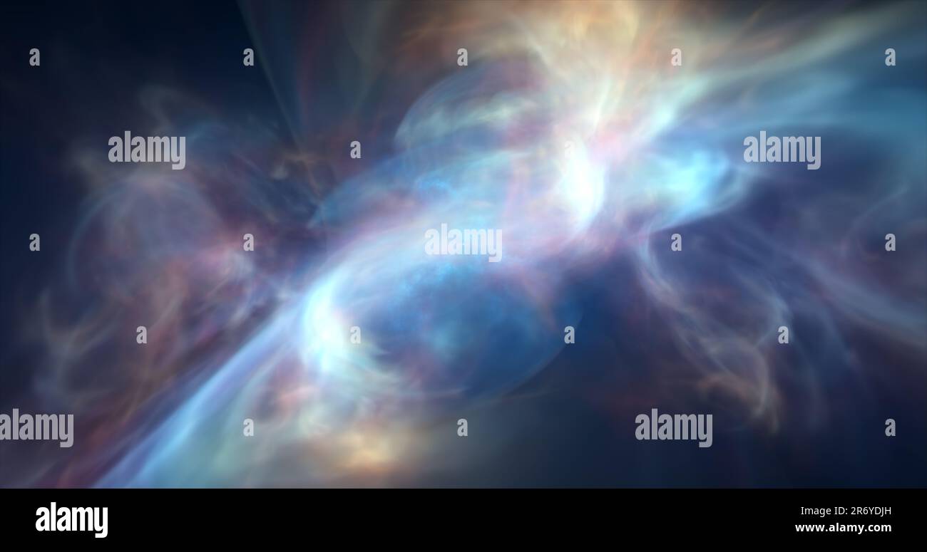 Abstract cosmic multi-colored energy waves glowing background Stock ...