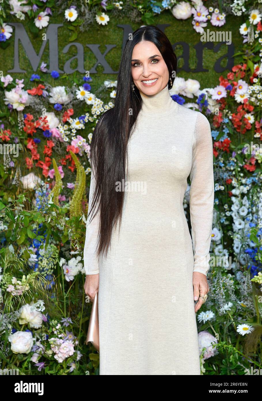 Stockholm, Sweden. 11th June, 2023. Demi Moore arrives at Max Mara's ...