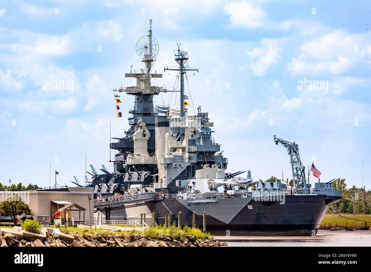 Battleship uss north carolina hi-res stock photography and images - Alamy