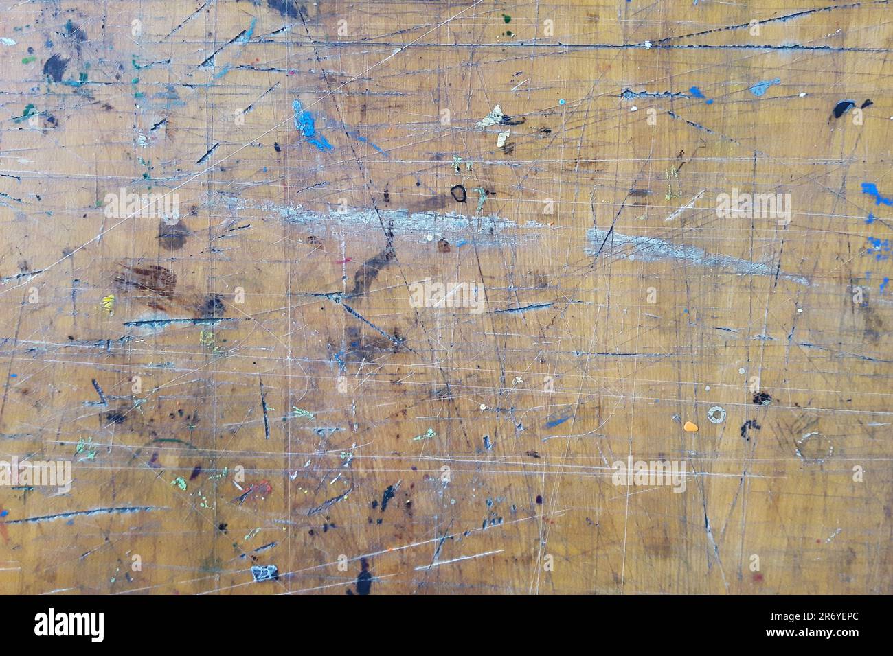 old damaged color wooden texture as nice background Stock Photo - Alamy