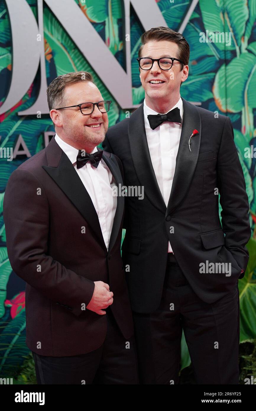New York, NY, USA. 11th June, 2023. Scott Icenogle, Sean Hayes at ...