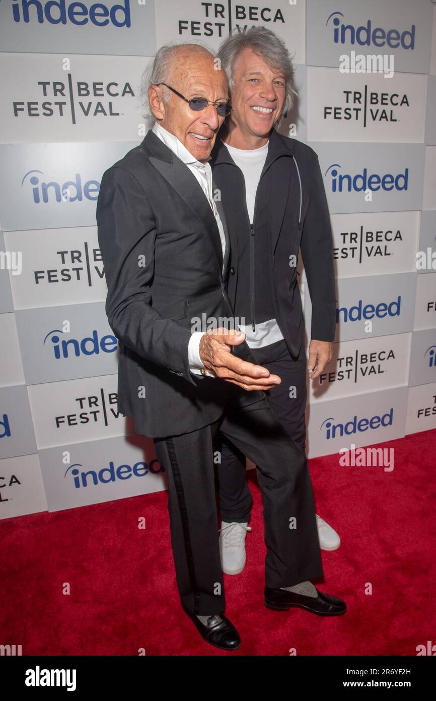 New York, United States. 11th June, 2023. Ron Delsener and Jon Bon Jovi ...