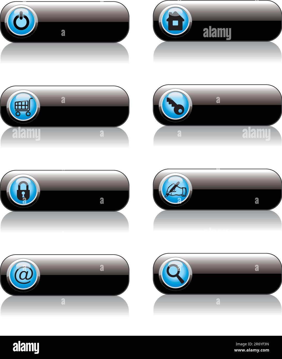 Yellow push pin on Stock Vector Images - Alamy