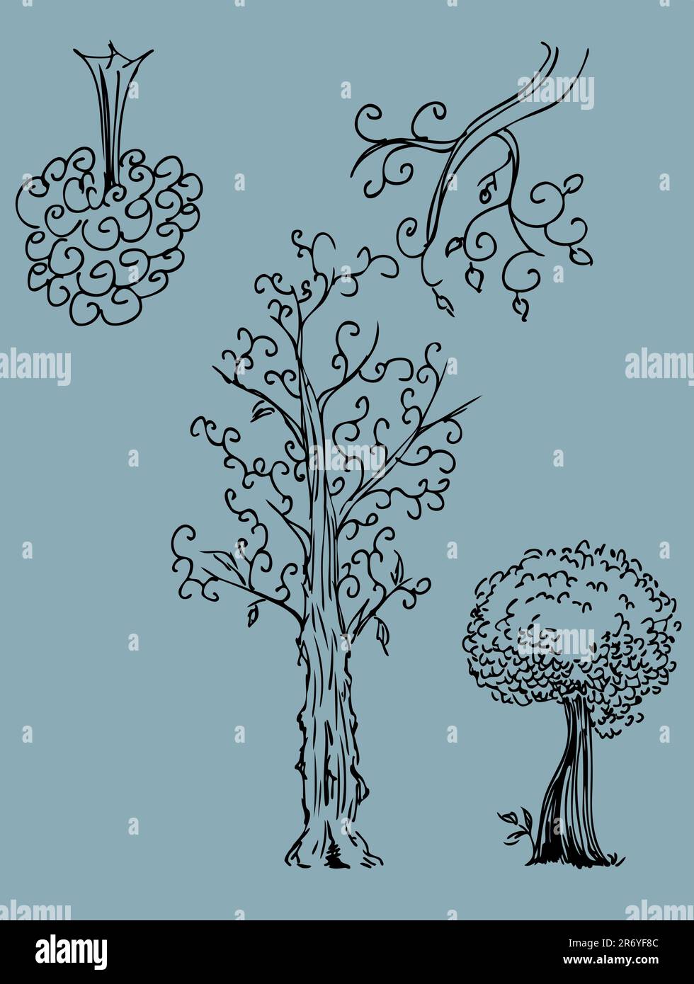 Illustration different color hand Stock Vector Images - Alamy