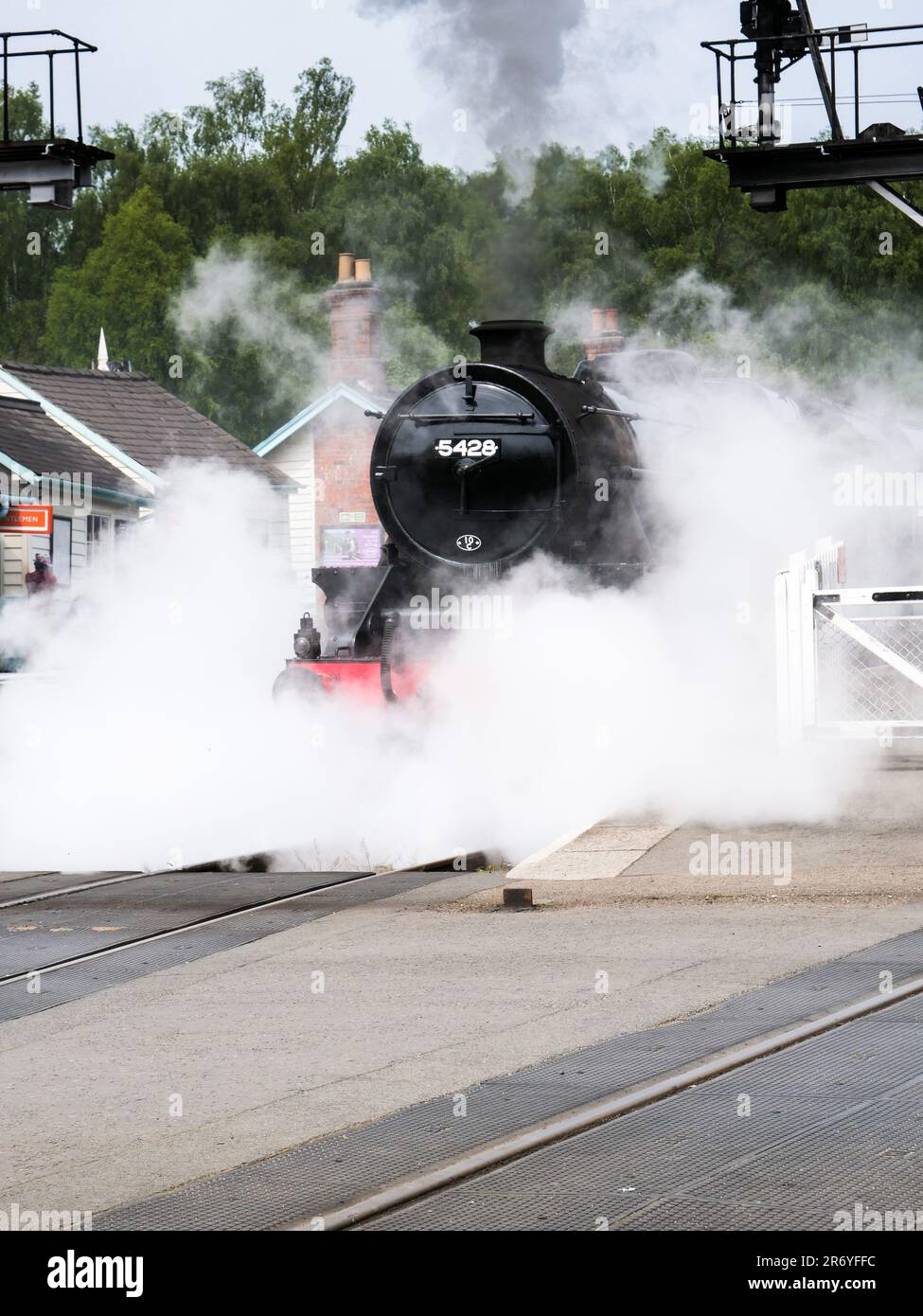 North York Moors Railway Steam Engine Eric Treacy at Grosmont Station ...