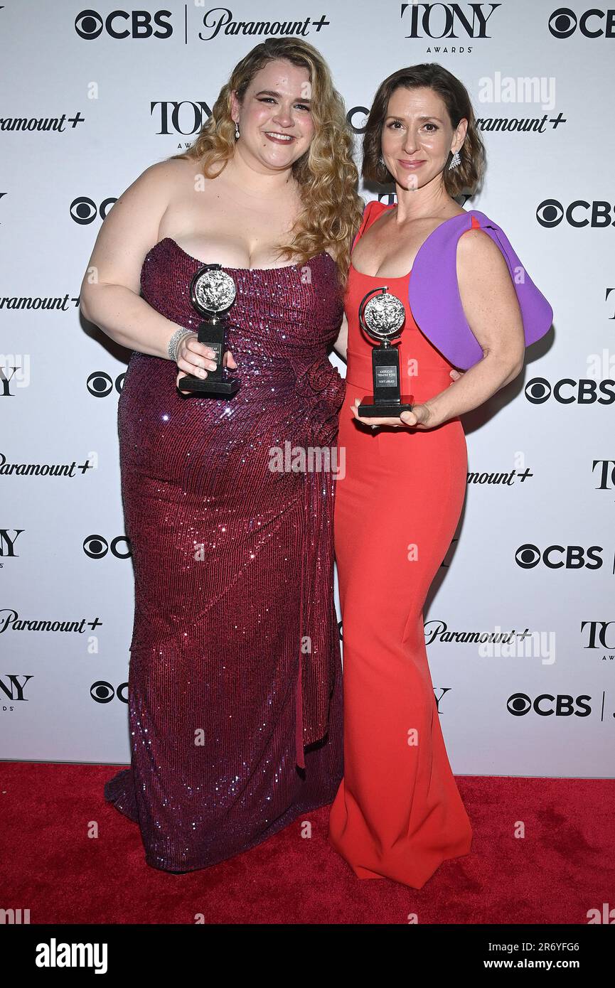 New York, USA. 11th June, 2023. (L-R) Bonnie Milligan, winner of Best ...