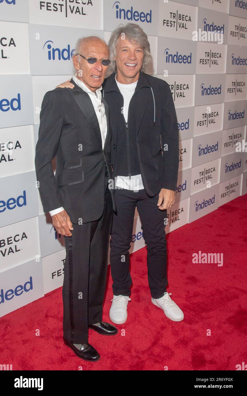 New York, United States. 11th June, 2023. Ron Delsener and Jon Bon Jovi ...