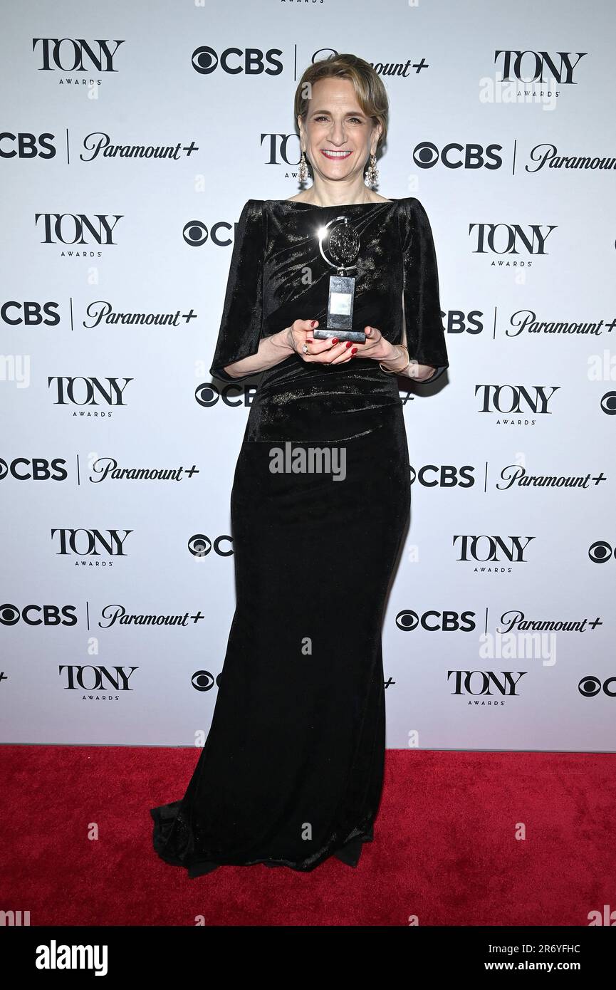New York, USA. 11th June, 2023. Natasha Katz, winner of Best Lighting ...