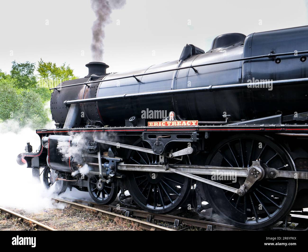 North York Moors Railway Steam Engine Eric Treacy at Grosmont Station ...