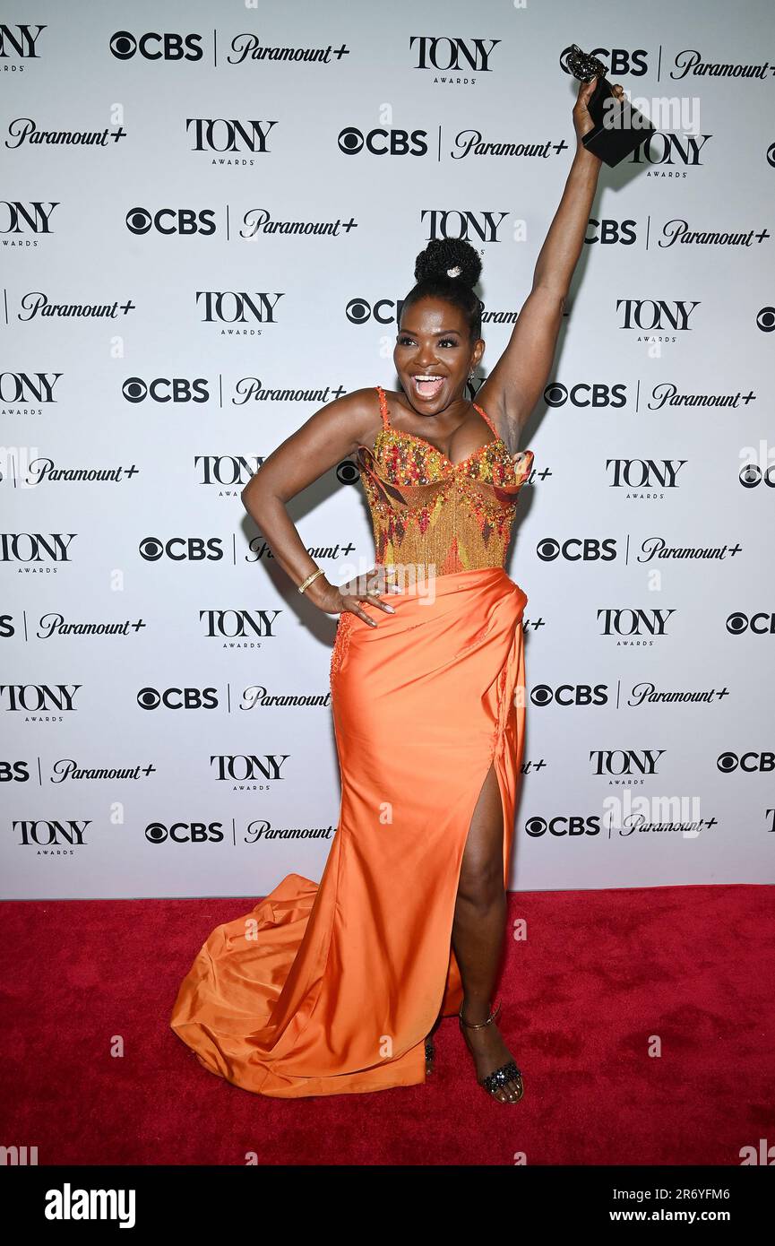 New York, USA. 11th June, 2023. LaChanze, winner of the awards for Best ...