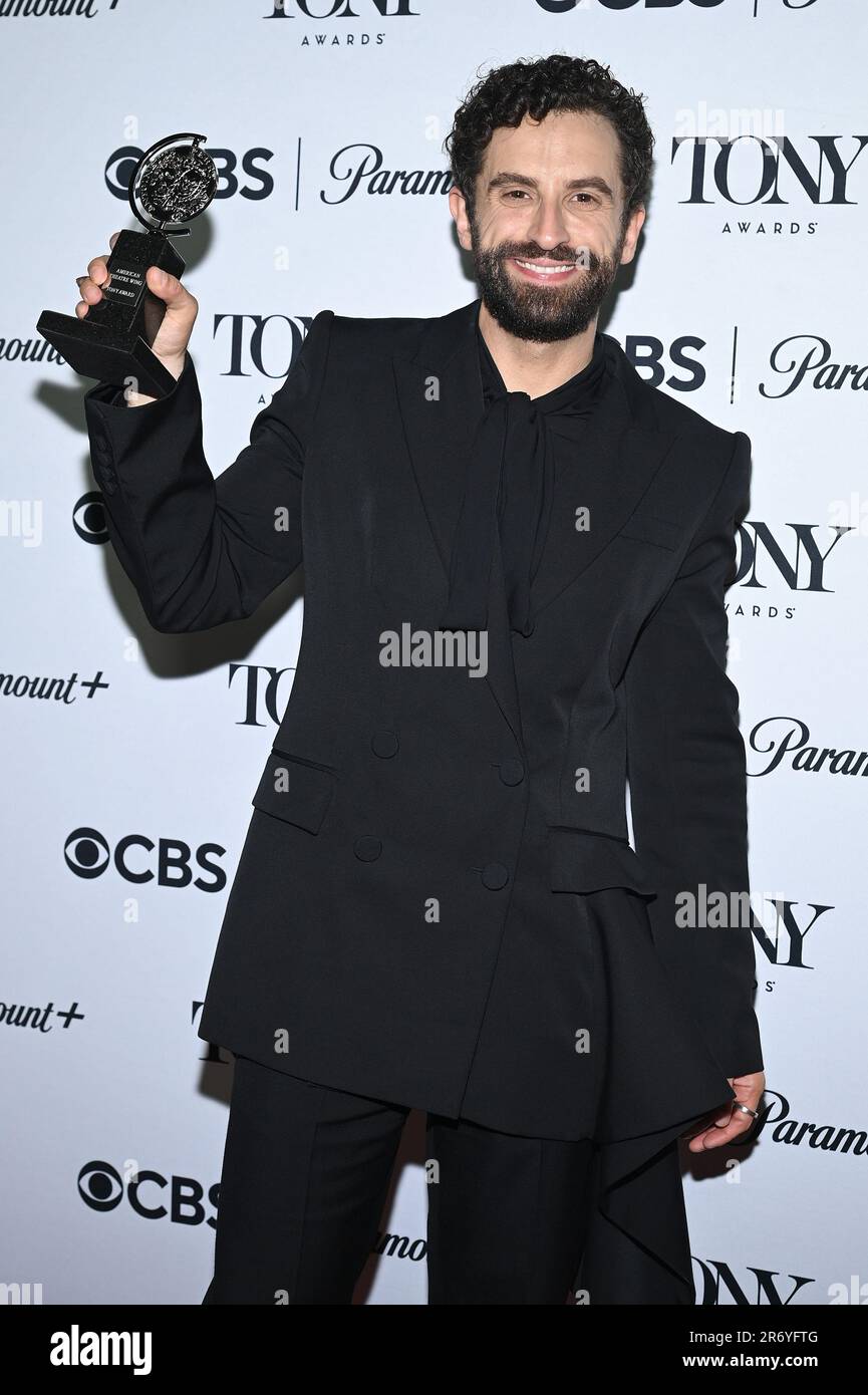 New York, USA. 11th June, 2023. Brandon Uranowitz, winner of the Best ...
