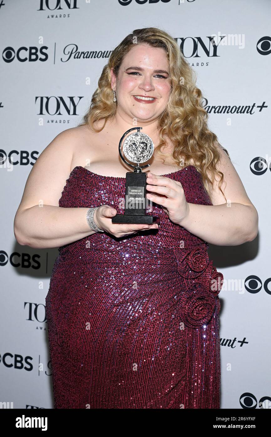 New York, USA. 11th June, 2023. Bonnie Milligan, winner of Best ...