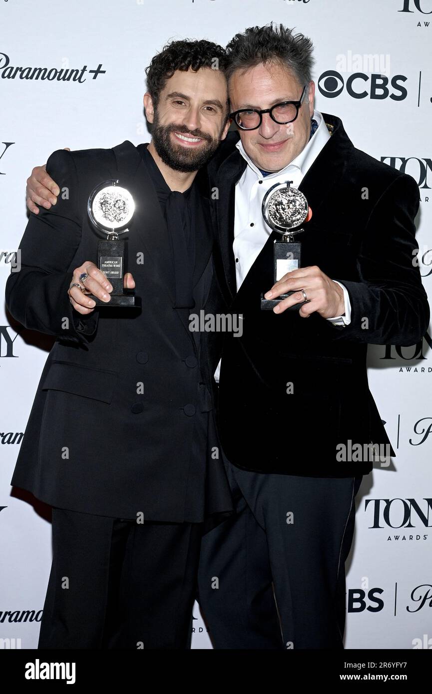 New York, USA. 11th June, 2023. (L-R) Brandon Uranowitz, winner of the ...