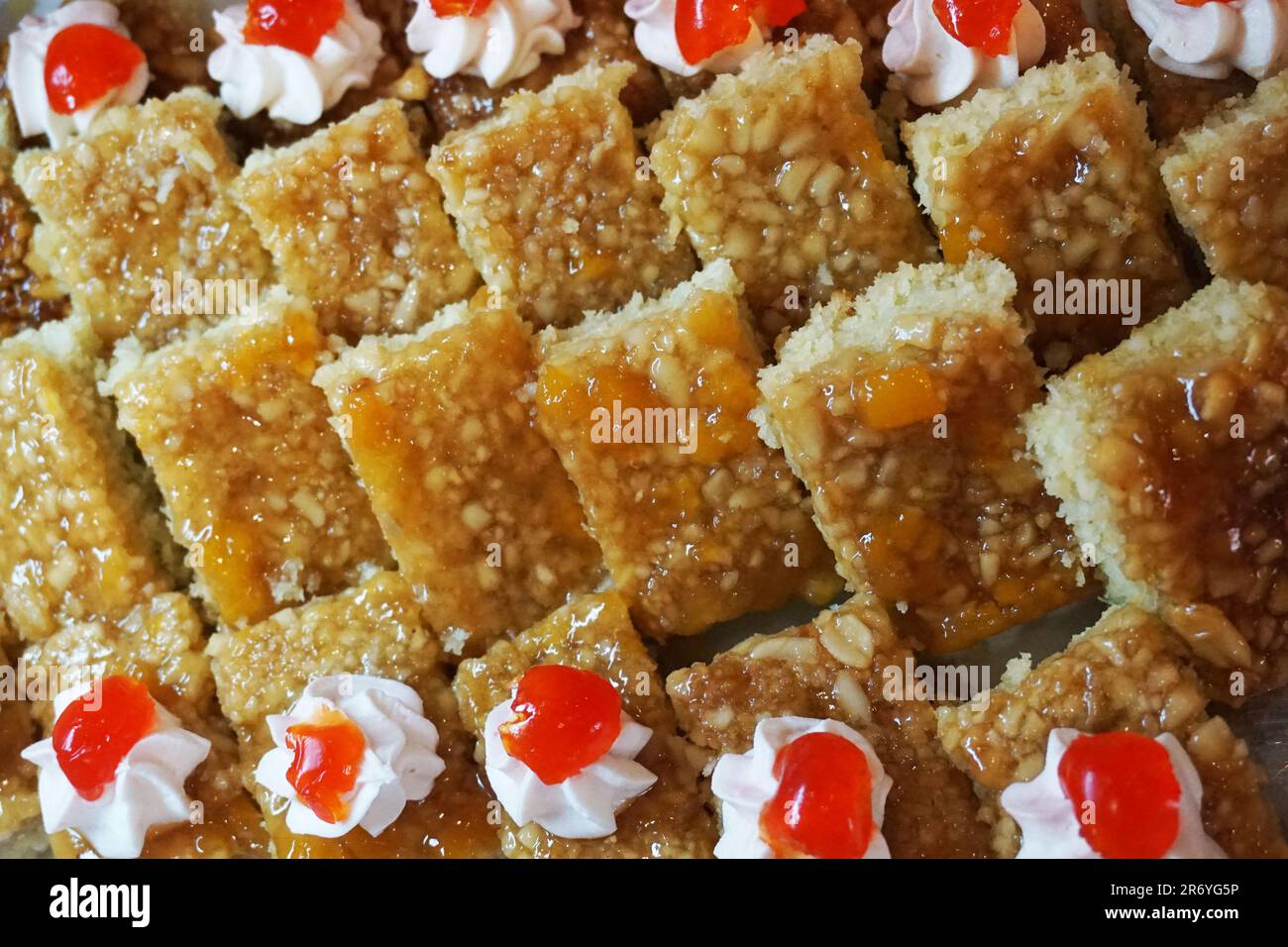 sweet desserts from egypt as very nice food background Stock Photo - Alamy
