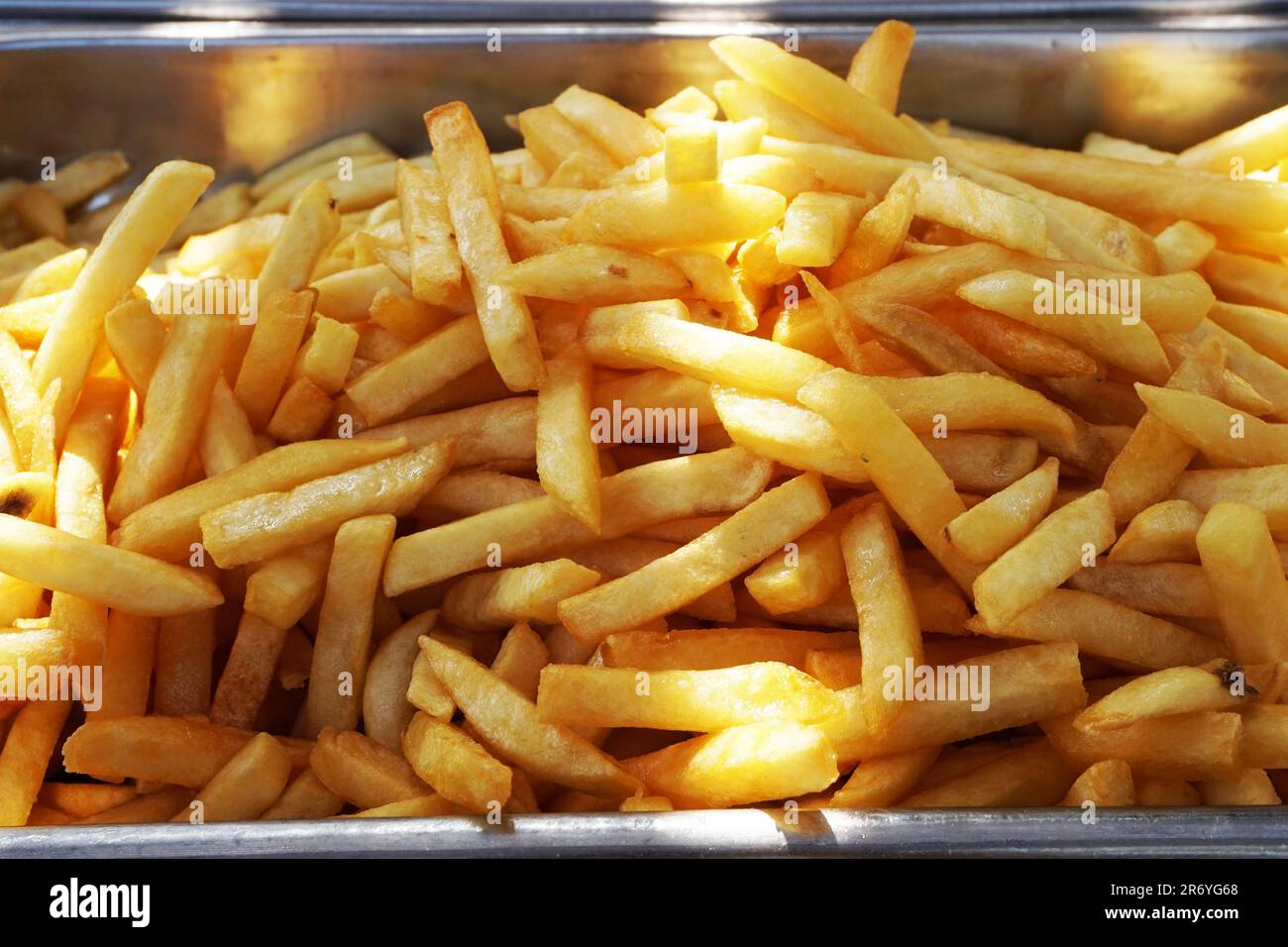 fresh fries texture as nice food background Stock Photo - Alamy
