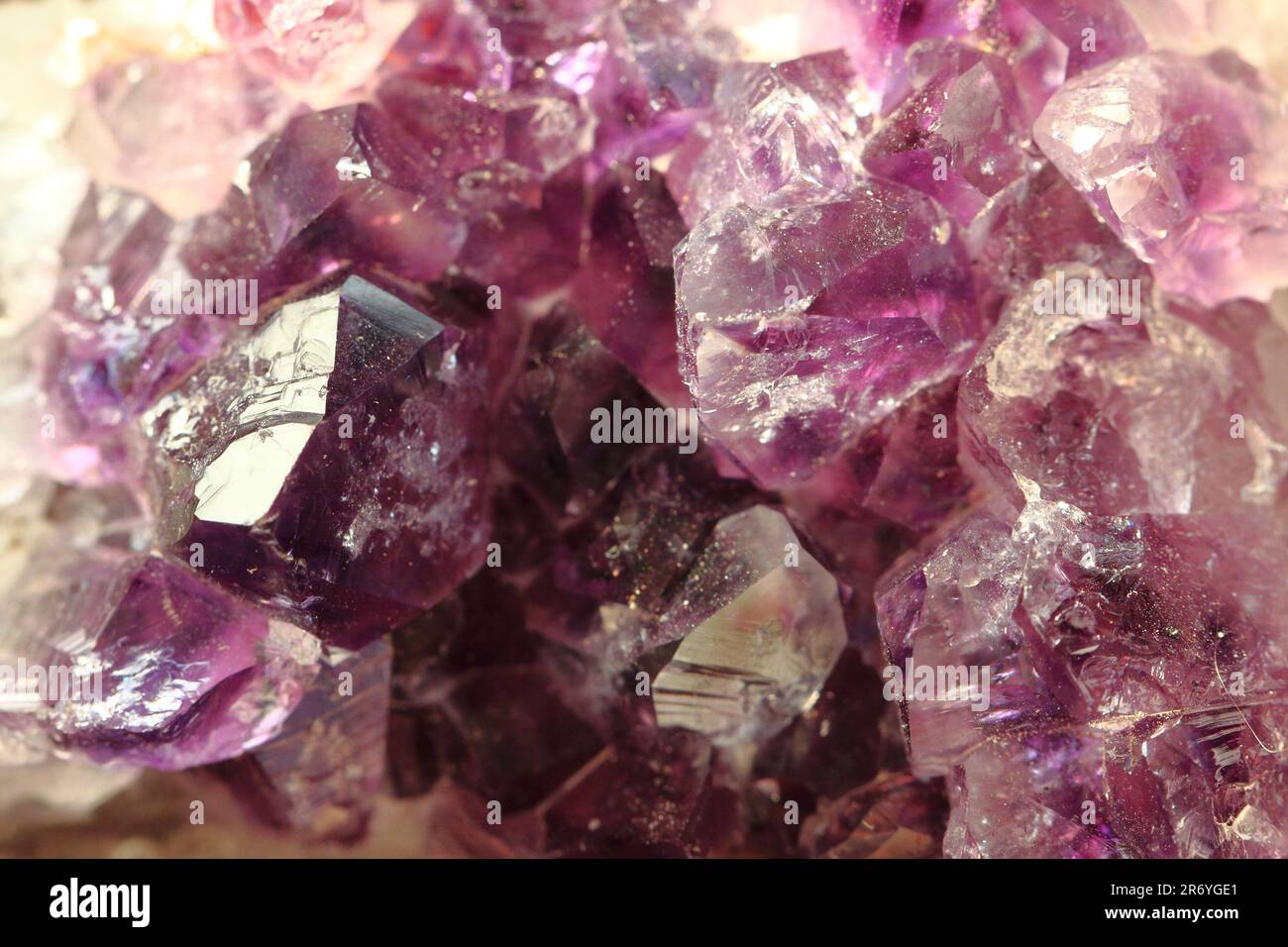 amethyst gem texture as nice natural mineral background Stock Photo - Alamy