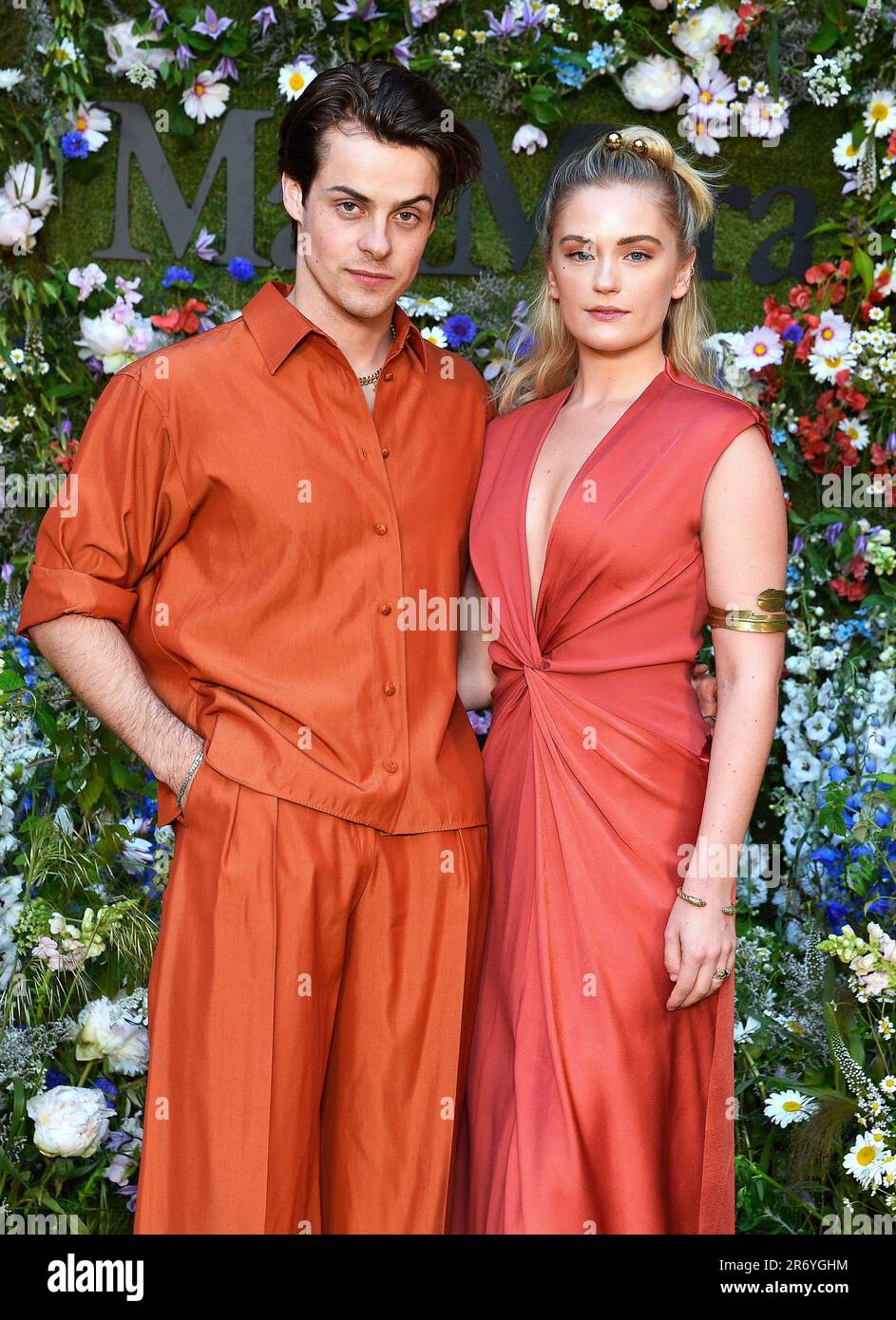 Herman Tømmeraas and Alicia Agneson arrives at Max Mara's fashion show ...