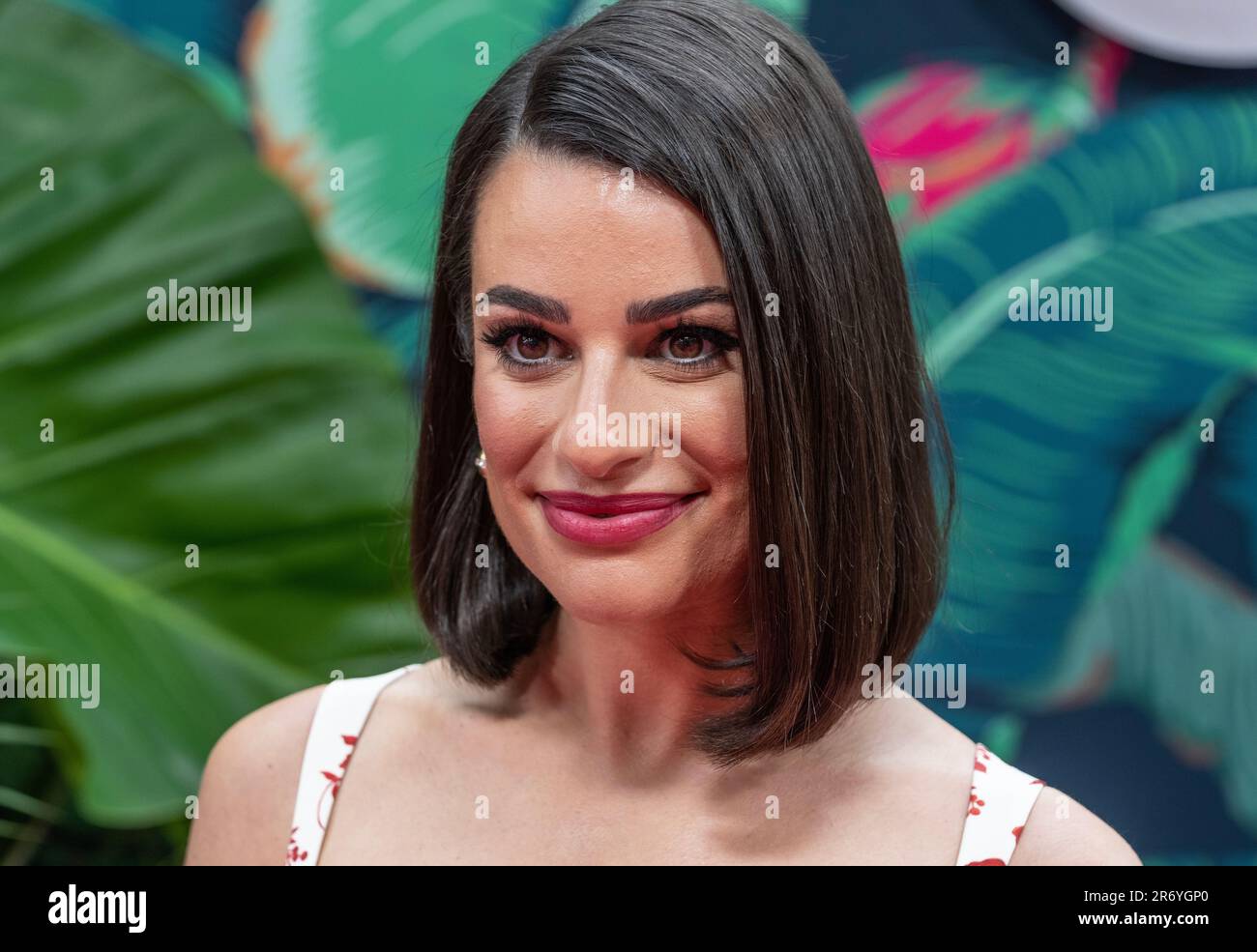 Lea Michele attends 76th Annual Tony Awards at United Palace Theatre in New York on June 11 ...