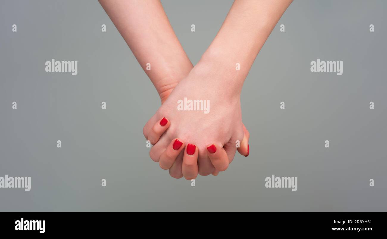 Helping hands. Holding hand, close up. Giving a helping hand. Support ...