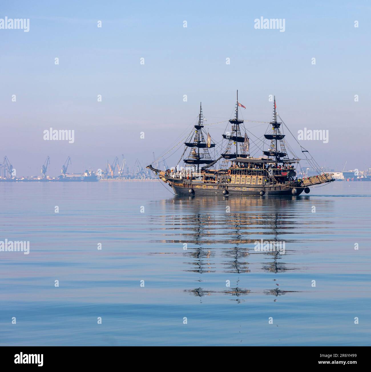 A picturesque view of the Arabella Cruise Bar Pirate Ship in ...
